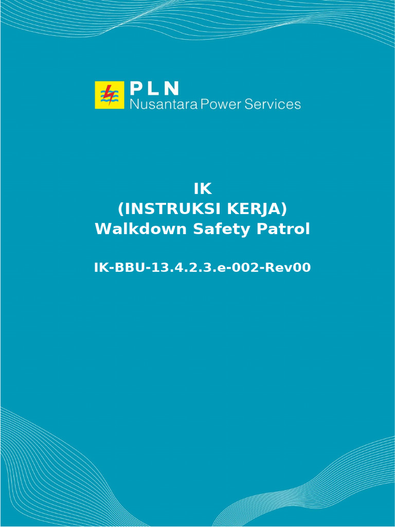 IK. Walkdown Safety Patrol | PDF