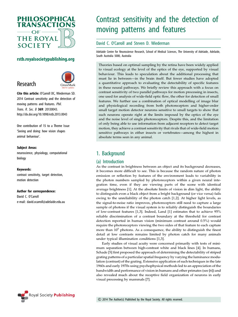 RST B 20130043 | PDF | Contrast (Vision) | Eye