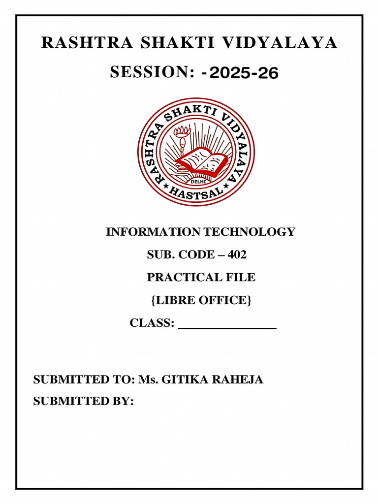 Class 10th Practical FIle | PDF