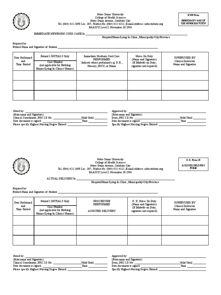 New PRC Exhibit Form | PDF | Nursing | Surgery