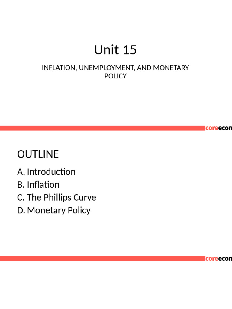 Unit 15 - Inflation and Monetary Policy - 1.0 | PDF | Inflation ...