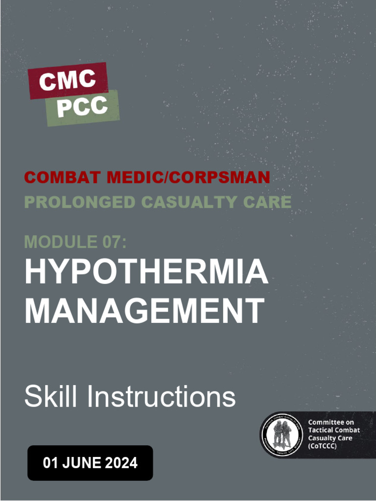 Module 7 Hypothermia Management | PDF | Hypothermia