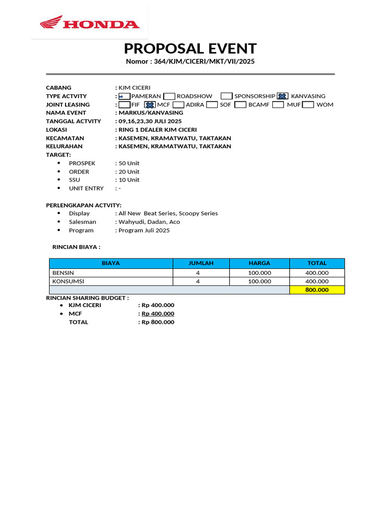 Proposal Event Esport & Markus KJM Ciceri | PDF