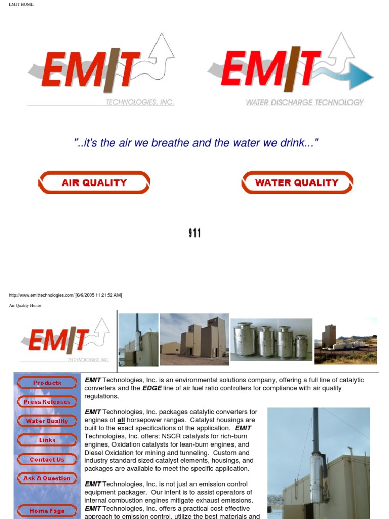 Emit | Download Free PDF | Exhaust Gas | Internal Combustion Engine