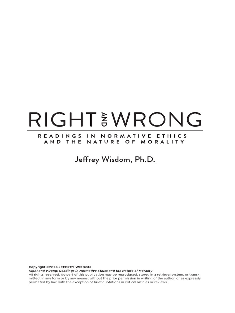 Ethics Textbook | PDF | Argument | Deductive Reasoning