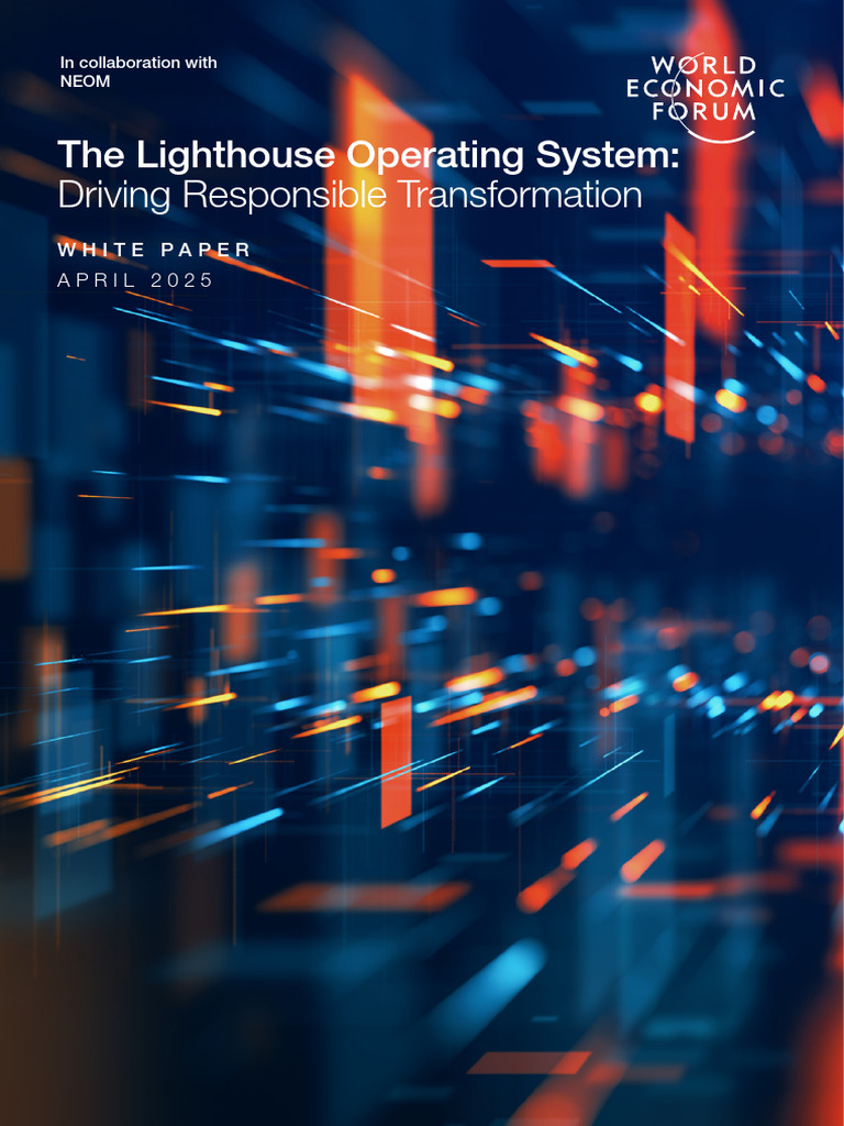 WEF The Lighthouse Operating System 2025 | PDF | Supply Chain | Sustainability