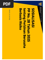 PP 28 Tahun 2025 Sebagai Pengganti PP 5 Tahun 2021 | PDF