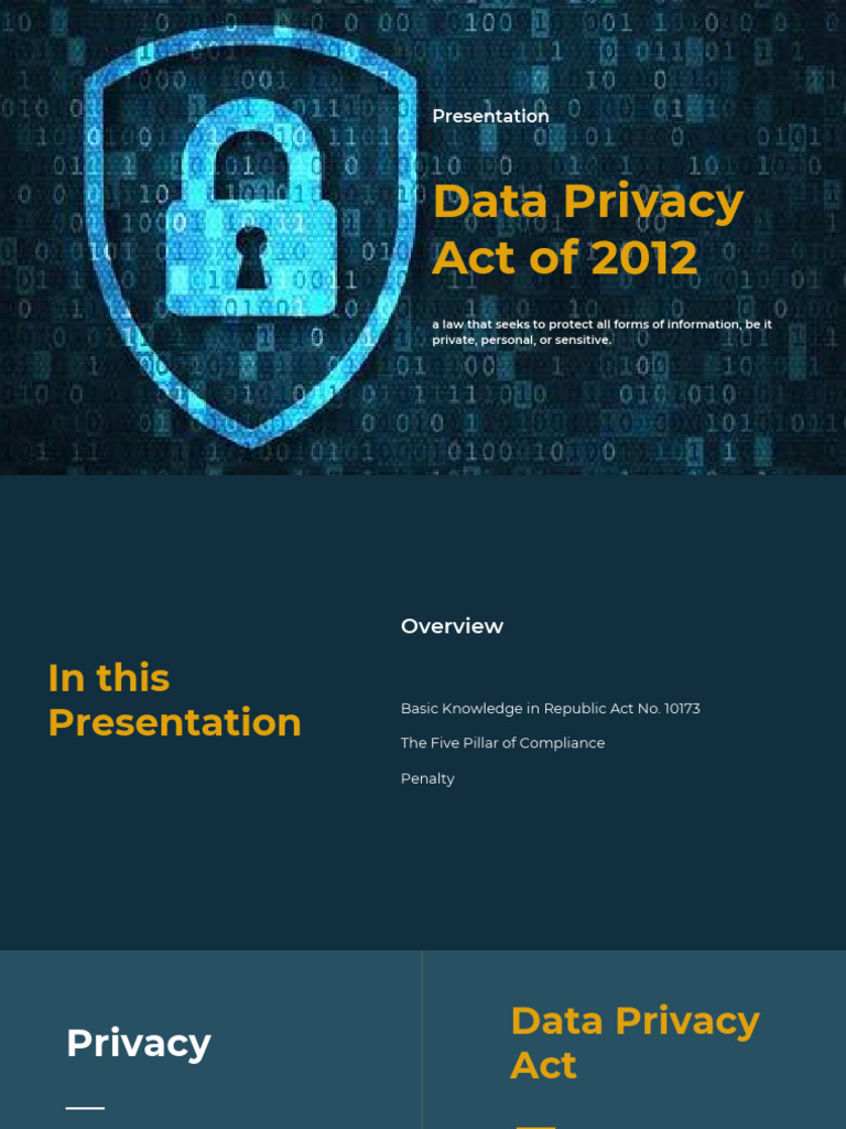 Data Privacy Act 10173 Penalties Overview | PDF | Information Privacy ...