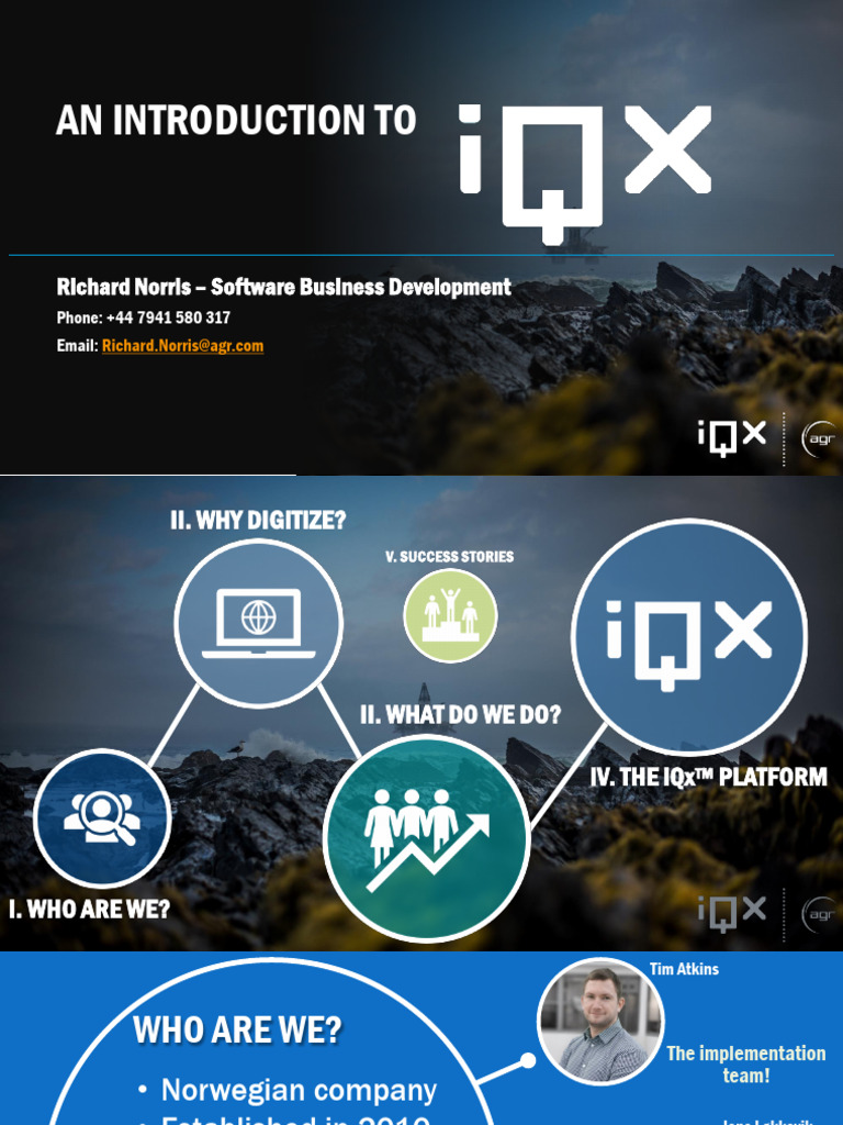 AGR Software - IQx Summary | PDF | Databases | Cloud Computing