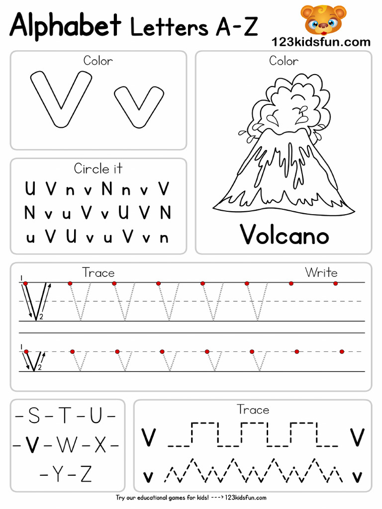 Alphabet V | PDF