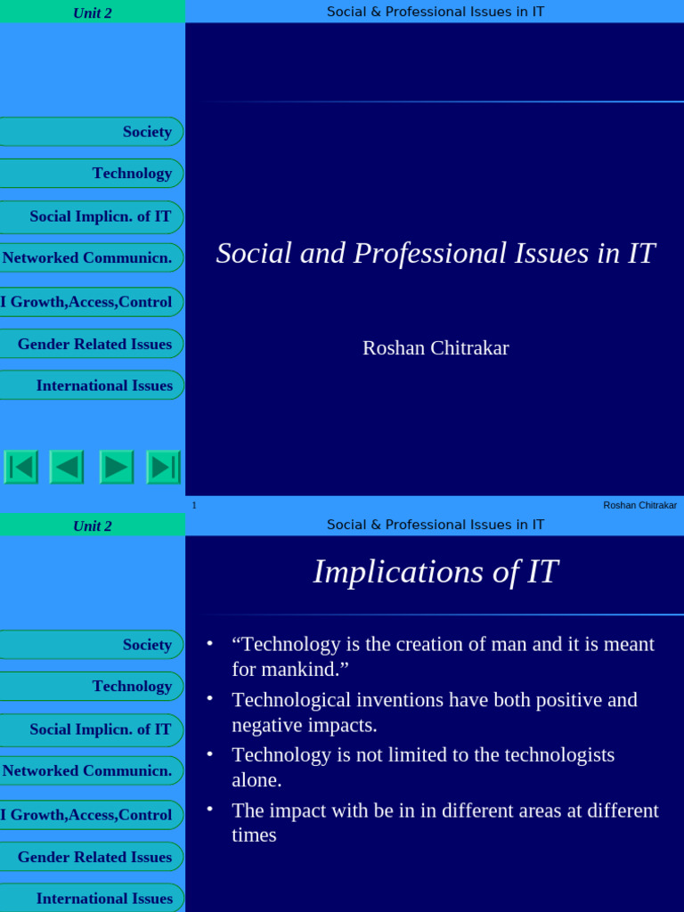 Unit 2 Social Implications | PDF | Employment | Internet