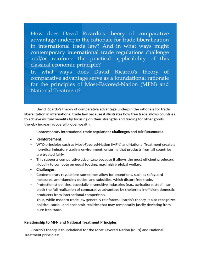 David Ricardo | PDF
