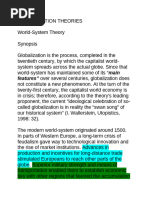 World Systems Theory by Immanuel Wallerstein | PDF | World Systems ...