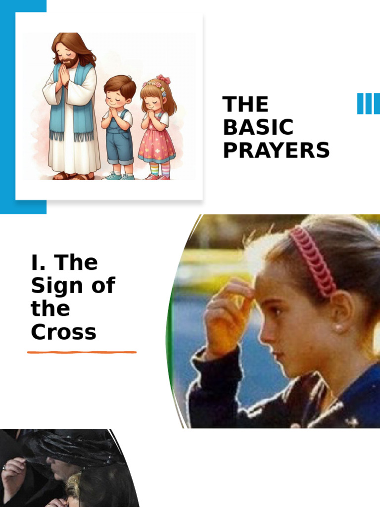 The BASIC PRAYERS - (Sign of The Cross, Our Father and Hail Mary) | PDF ...