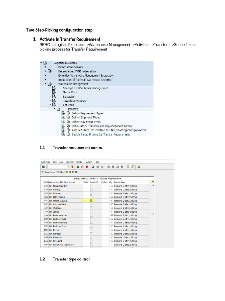 Testing Document - Warehouse Improvement | PDF