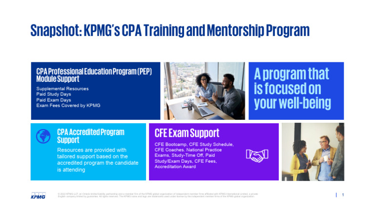 Task 1 Audit - KPMG CPA Program - Snapshot | PDF