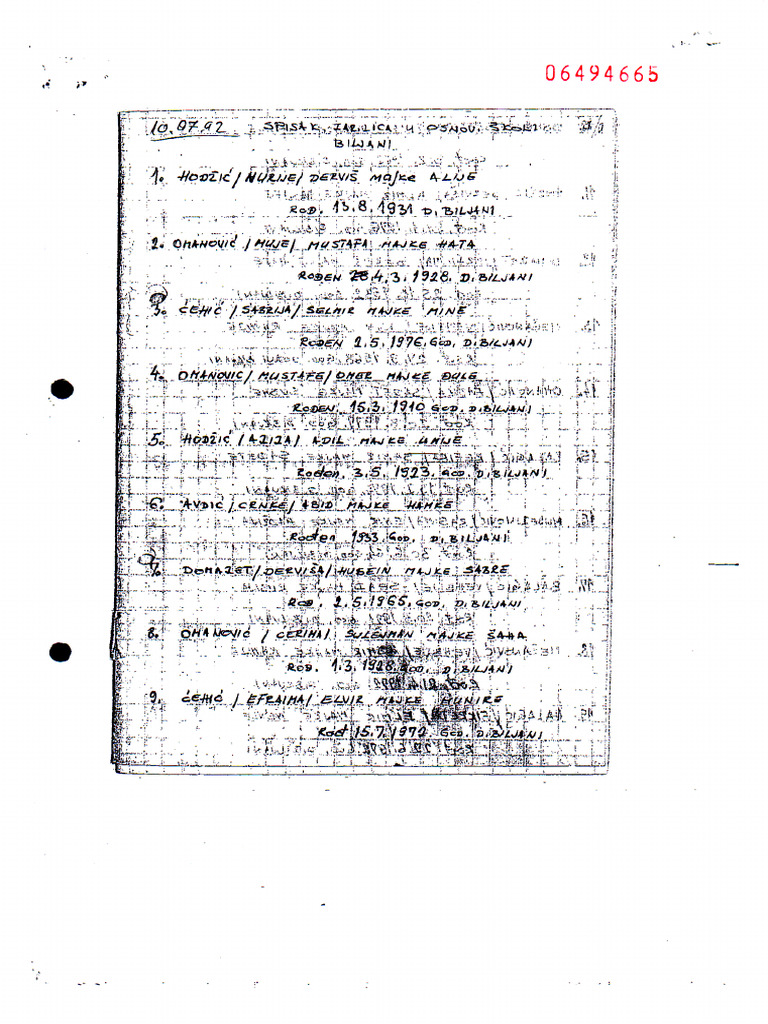 Spisak Skola Biljani | PDF