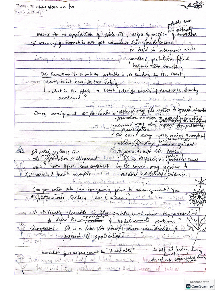 Practice Court Notes | PDF