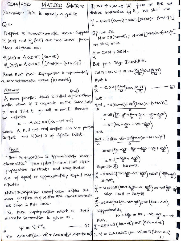 520 PQ Solution | PDF