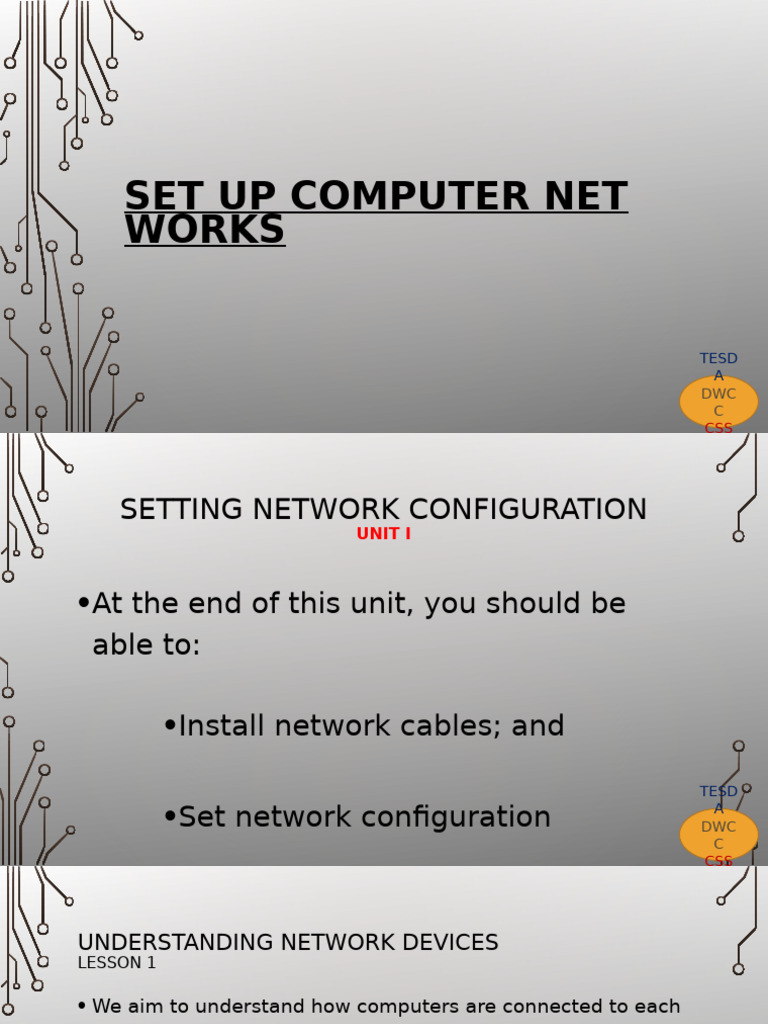04 CSS Set Up Computer Networks No Video | PDF | Computer Network | Network Topology