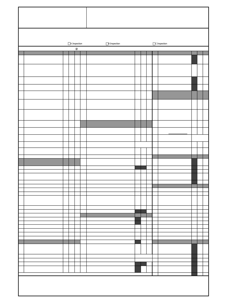 Preventative Maintenance Inspection Form 071117 | PDF | Axle | Elevator