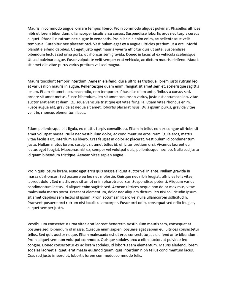 Donec Ultricies Dui Ligula | PDF
