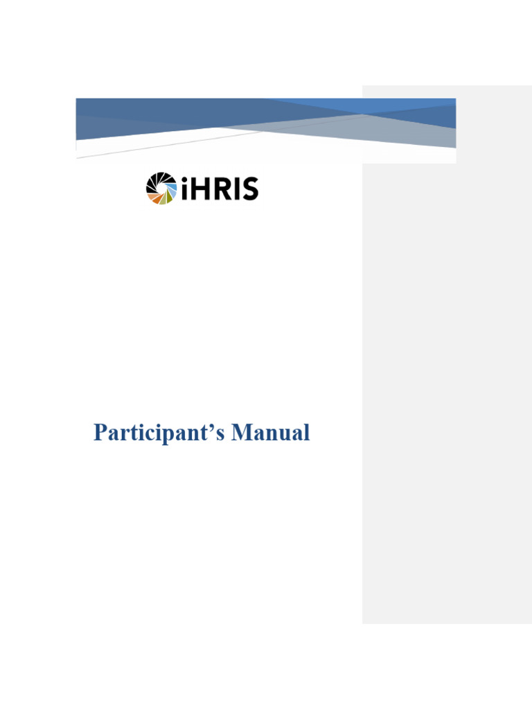 IHRIS Training Manual for HR Management | PDF | Microsoft Excel | Password