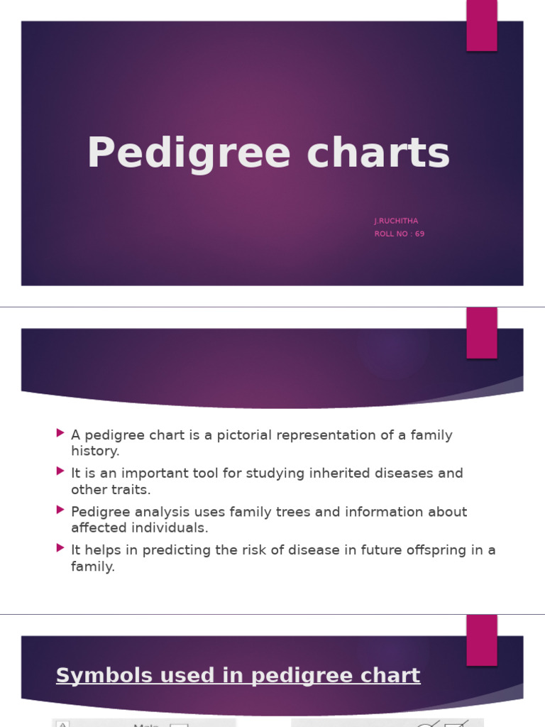 Pedigree Charts | PDF | Dominance (Genetics) | Genetic Disorder