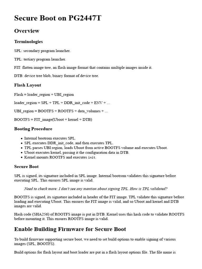 Secure Boot Progress 2023!08!10 | PDF | Booting | Computer Architecture
