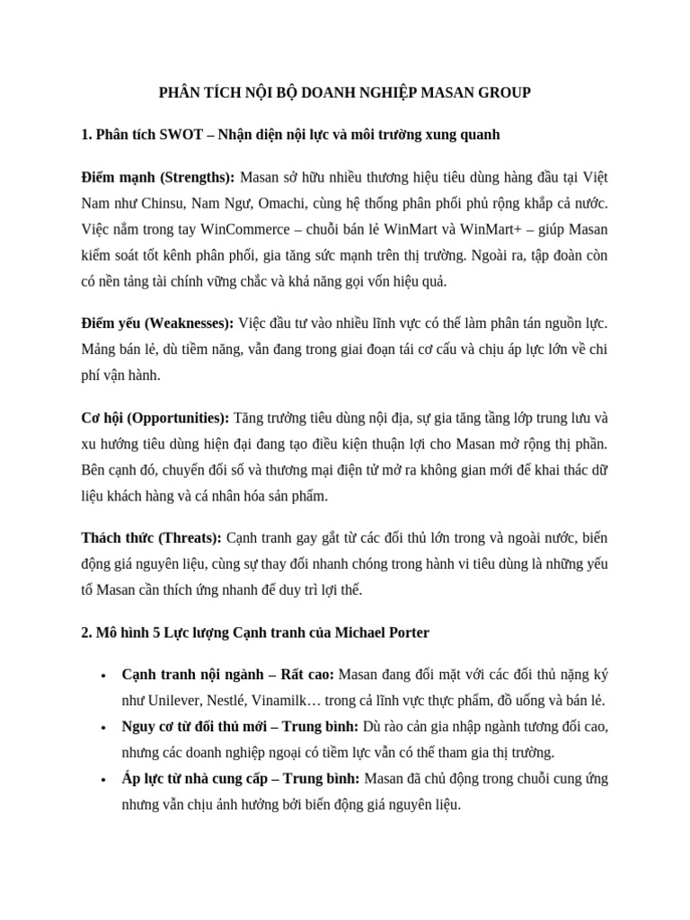 Masan | PDF
