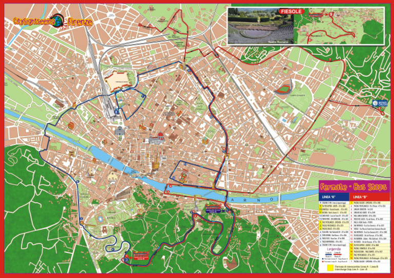 City Sightseeing Firenze - MAP | PDF