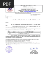 Cyber Crime Cell Contact Information | PDF | Government Of India ...