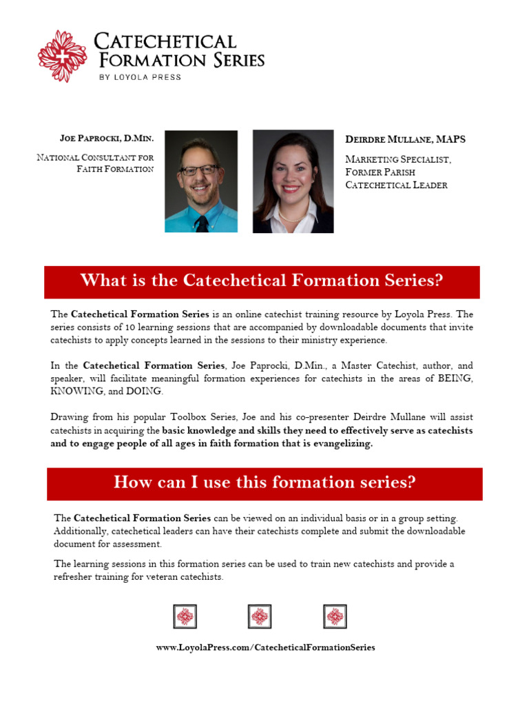 Joe Paprocki's Catechetical Training Series | PDF | Catechism ...