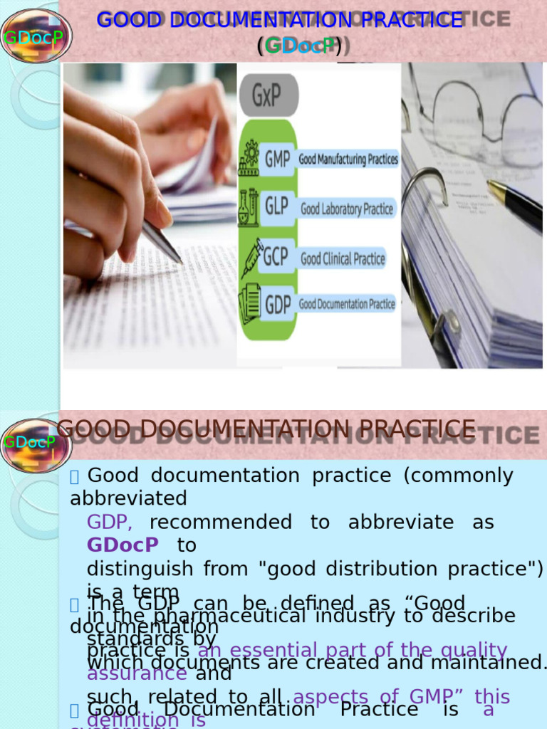 Good Documentation Practices Overview | PDF | Verification And Validation