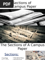 Understanding Newspaper Sections | PDF | Newspapers | News