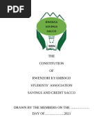 Sample Constitution for Community Group | PDF | Committee | Government