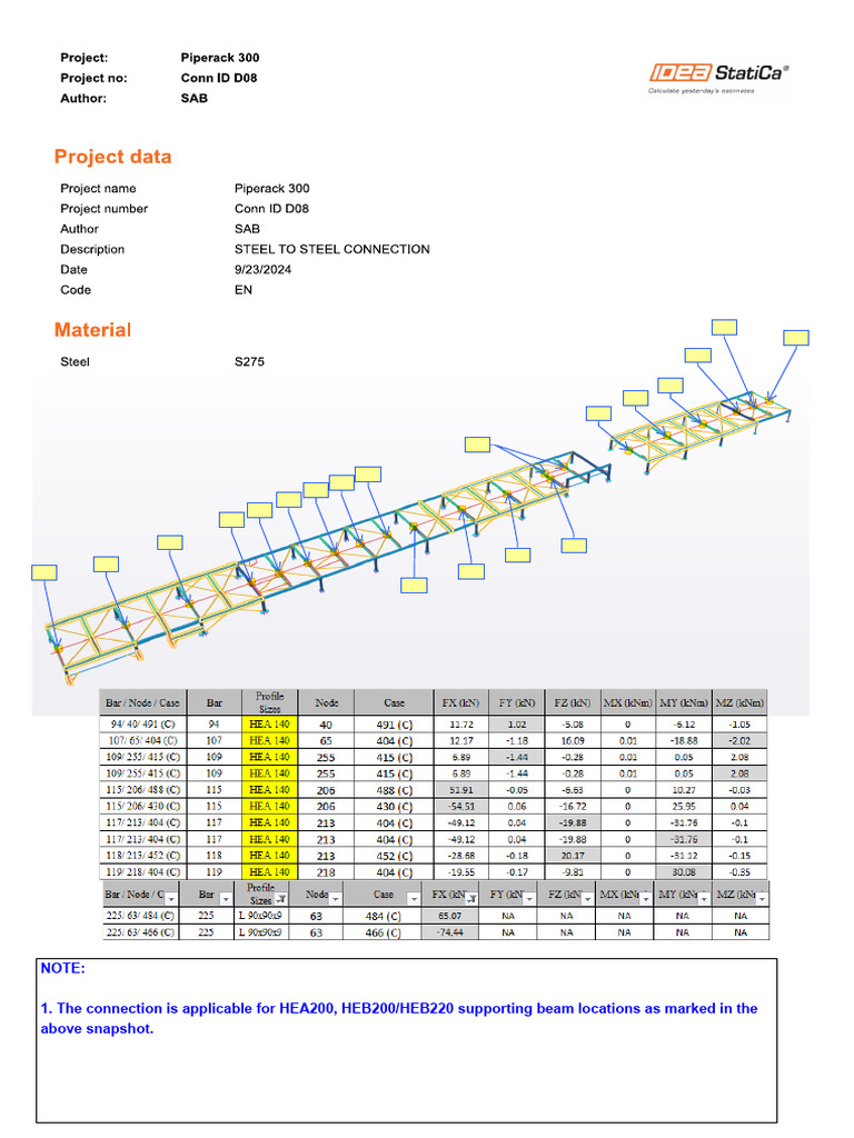 Beam Connection Design Guidelines | PDF