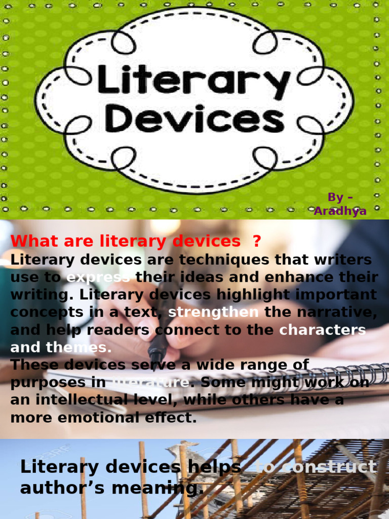 Understanding Literary Devices | PDF