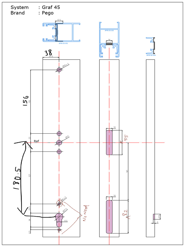 Pego Handle Routing Details R2 | PDF