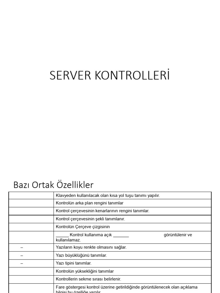 Web Programlama H5 | PDF