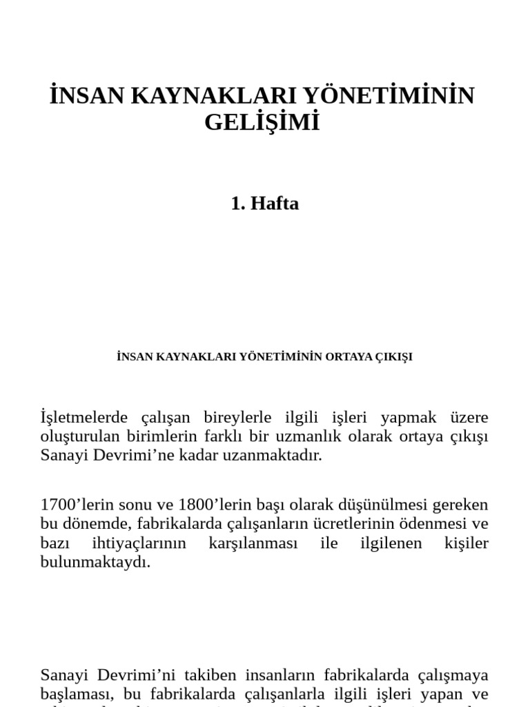 1.. Hafta | PDF