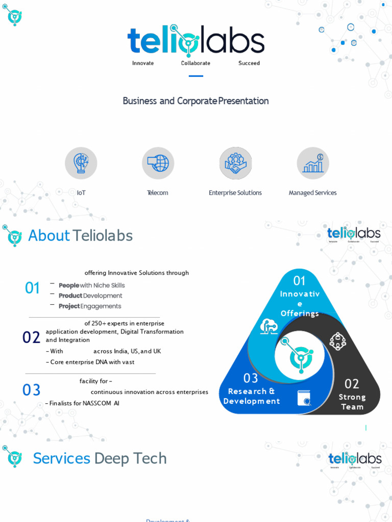Teliolabs Introduction Deck | PDF | Machine Learning | Cloud Computing