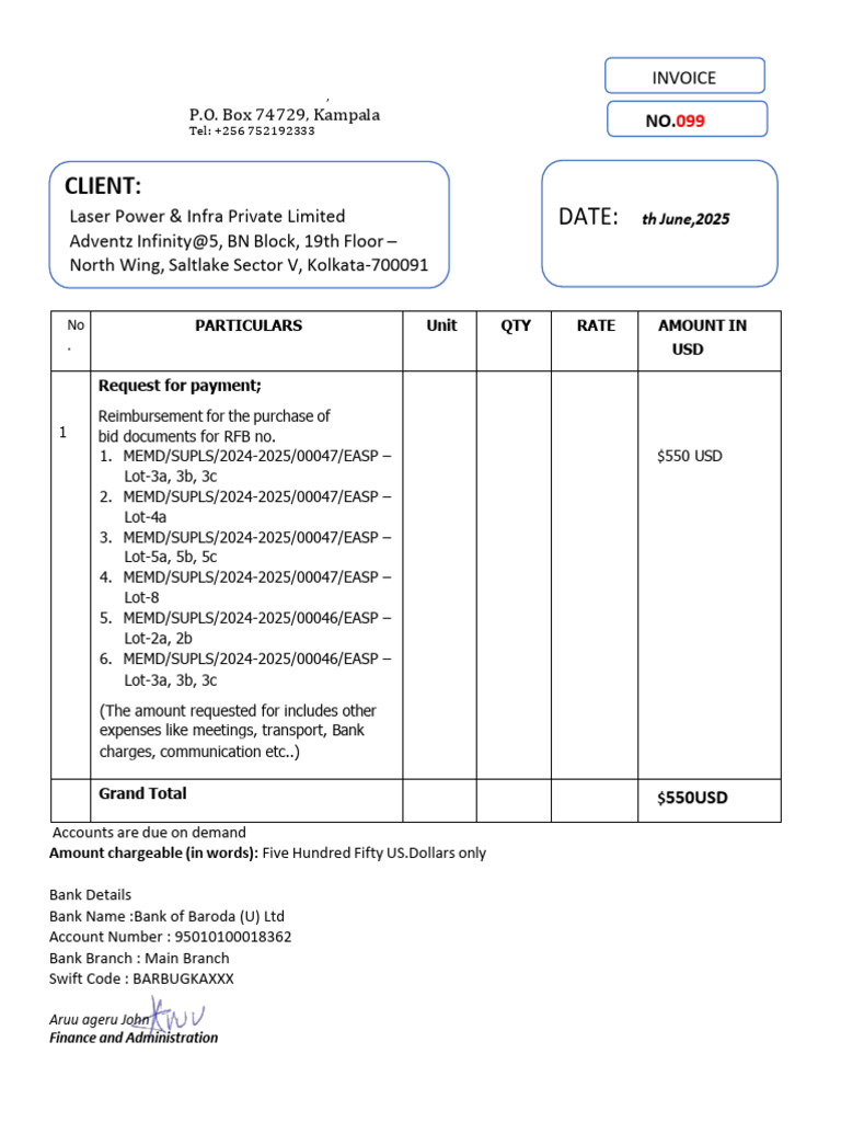 Invoice to Laser Popwer 091830 -21 (1) | PDF