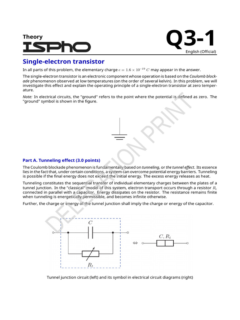 Exam Theory Q3 English - 2025 07 01 - 1722 UTC | PDF | Capacitor | Quantum Tunnelling