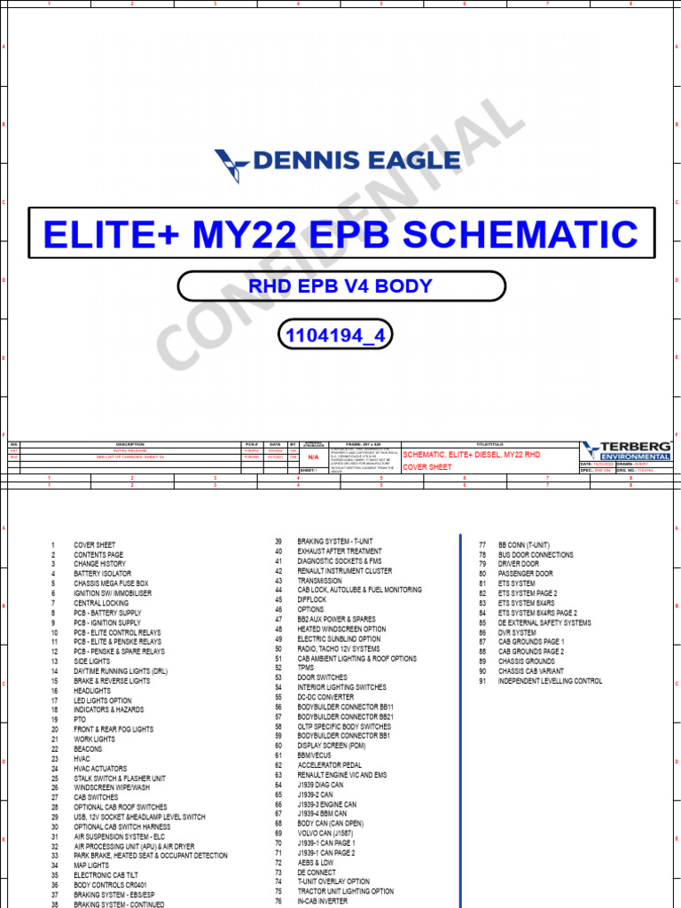 Elite Epb Schematic RHD English | PDF | Manufactured Goods ...