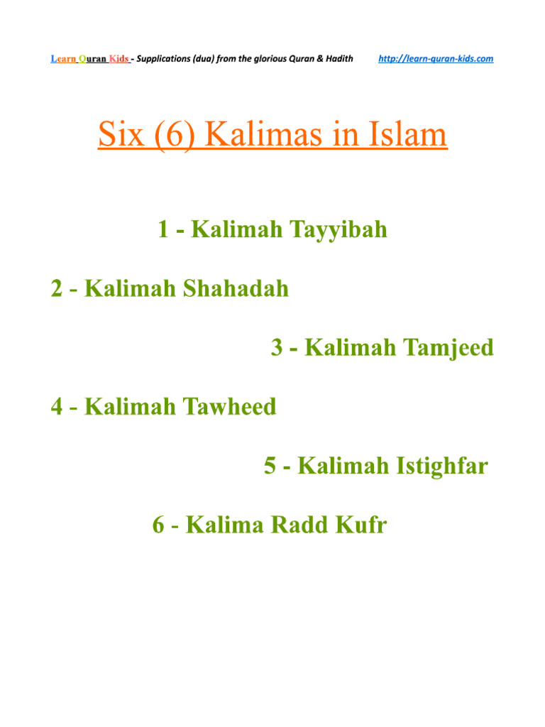 Kalma 1 | PDF