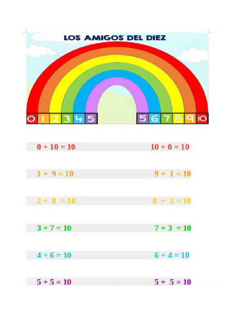 Arcoiris Amigos Del 10 ABN | PDF