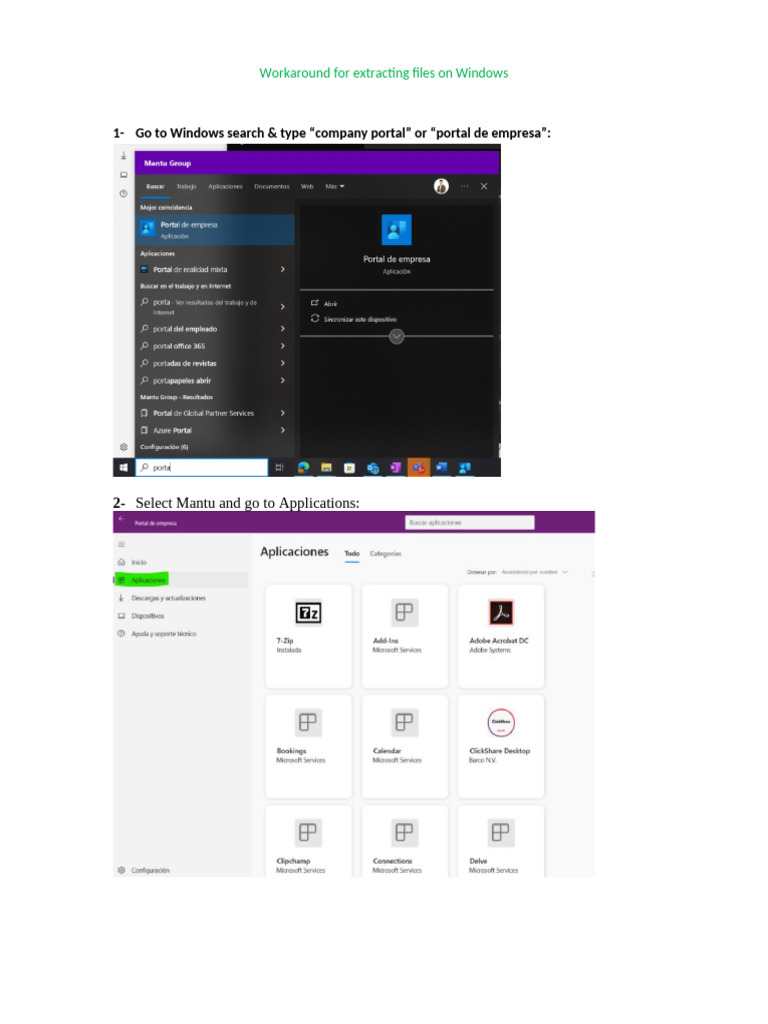 Extracting Files On Windows | PDF
