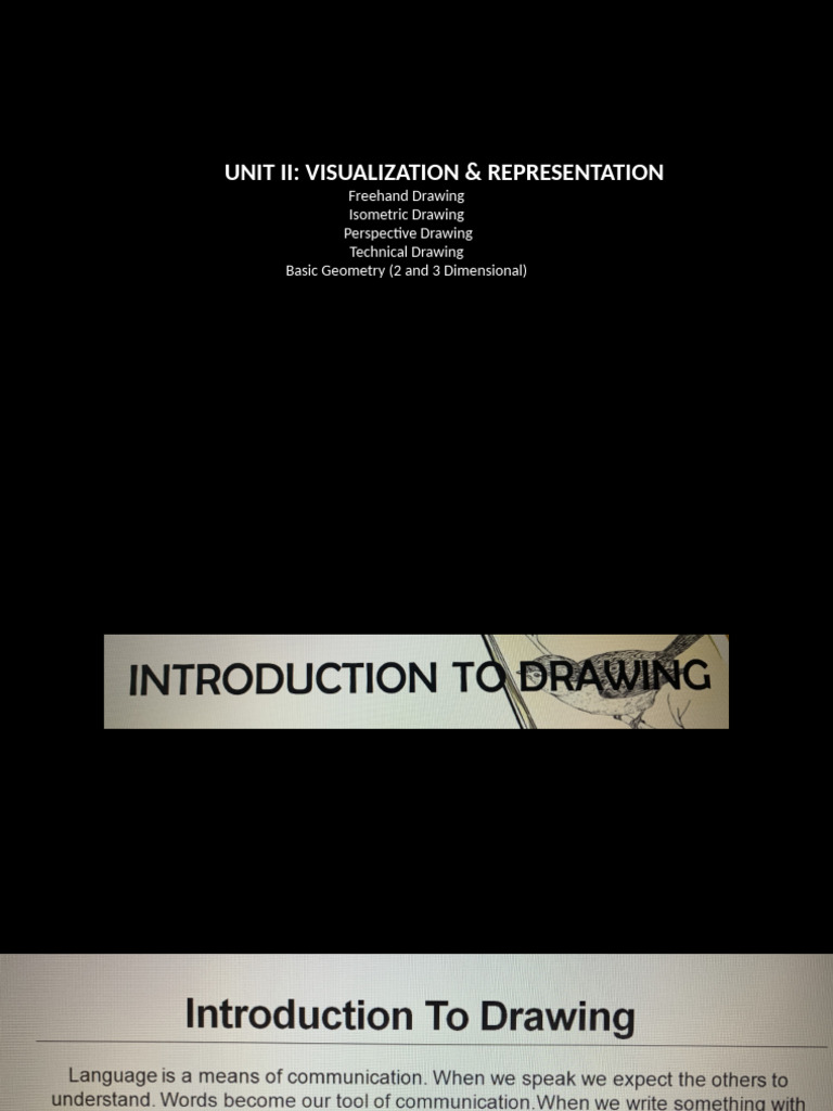 Unit II - Visualization & Representation | PDF | Perspective (Graphical ...