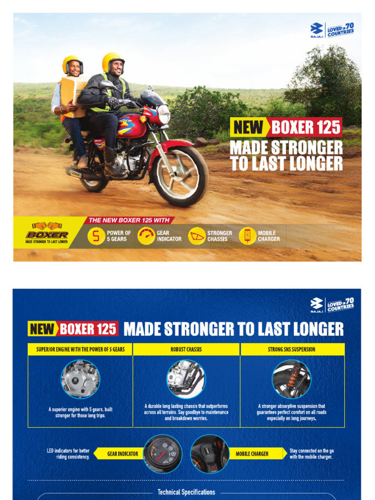 Boxer Bm125 Leaflet | PDF